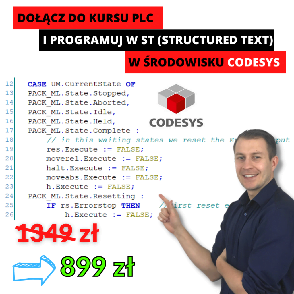 Język tekstowy SCL, a programowanie PLC - ControlByte