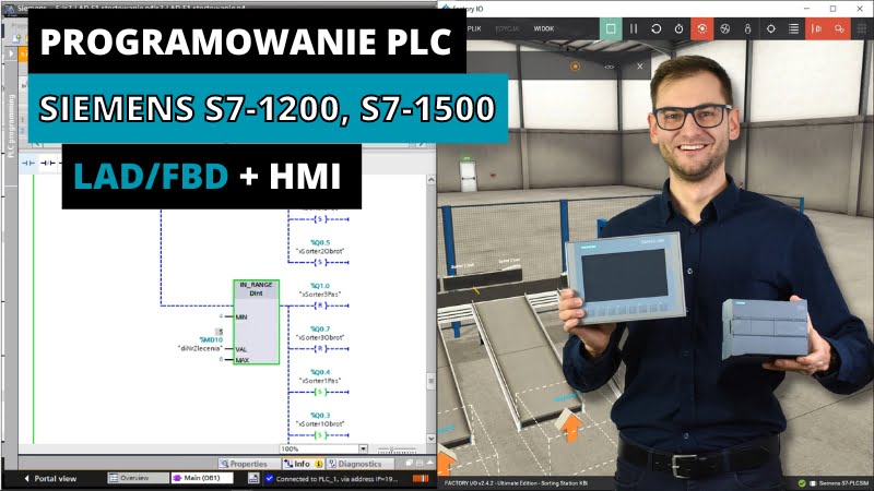 Kurs PLC - Programowanie Siemens S7-1200, Codesys LAD FBD