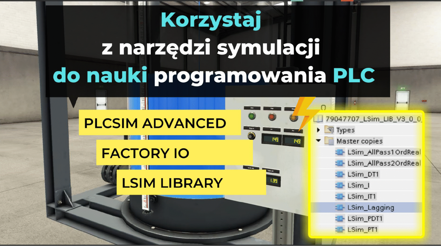 Kurs PLC - Programowanie Siemens S7-1200, Codesys LAD FBD